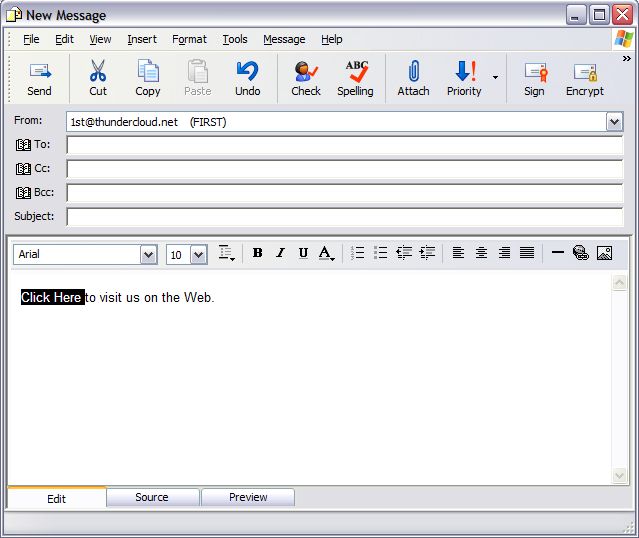 Creating text links - A Cloudeight Tutorial