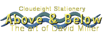 Cloudeight Stationery Collection - Above & Below - The art of David Miller